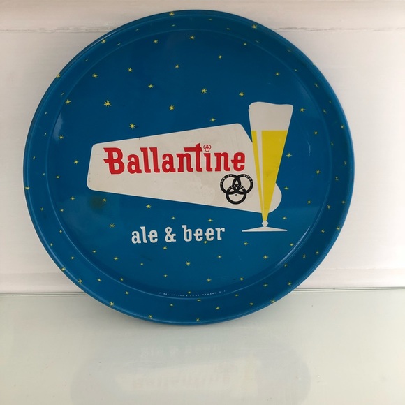 Vintage | Dining | Vintage Ballantine Beer Tray | Poshmark